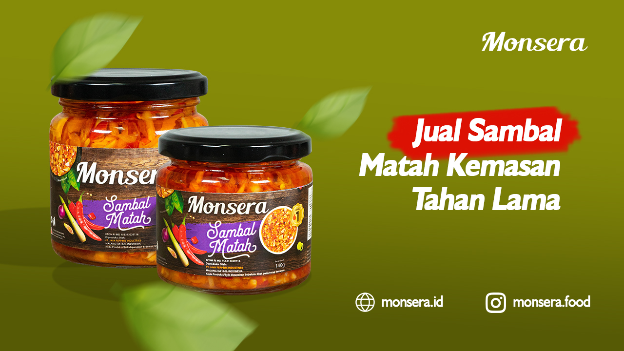 Jual Sambal Matah Kemasan Tahan Lama - Monsera